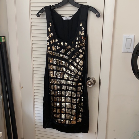 Trina Turk | Dresses | Trina Turk Silk Sequin Dress M | Poshmark